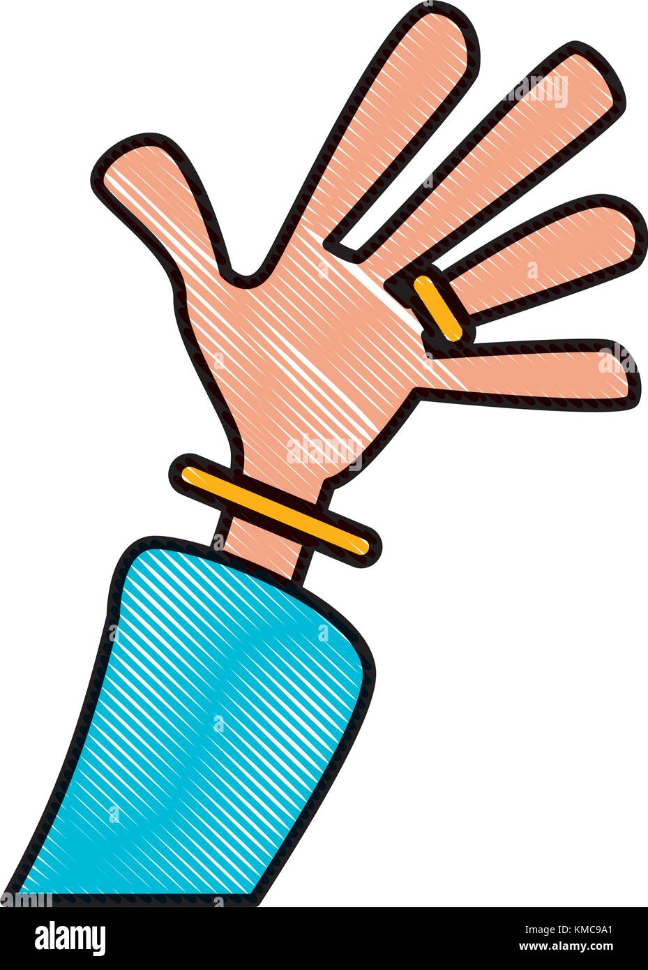 Hand cartoon isolated Stock Vector Image & Art - Alamy