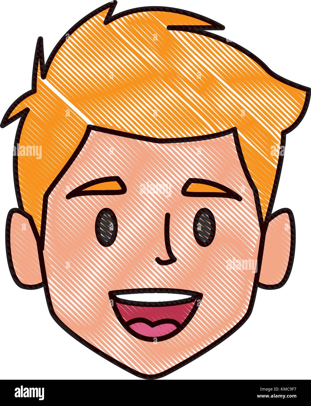 Man face smiling cartoon Stock Vector Image & Art - Alamy