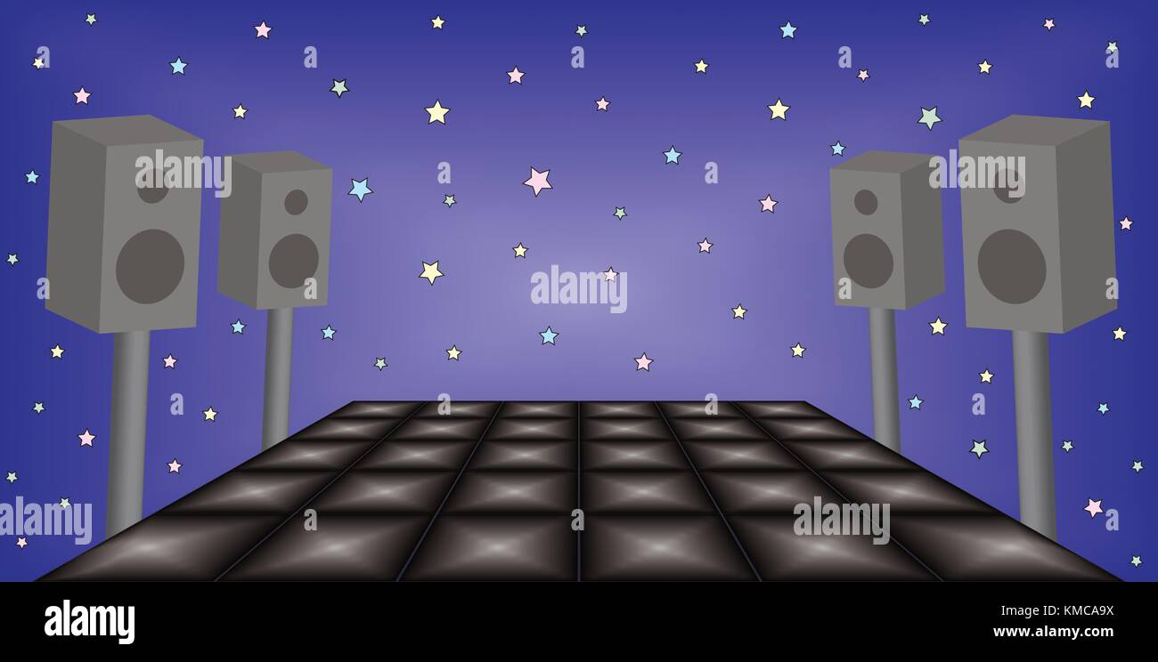 Outdoor night music party Stock Vector Images - Alamy