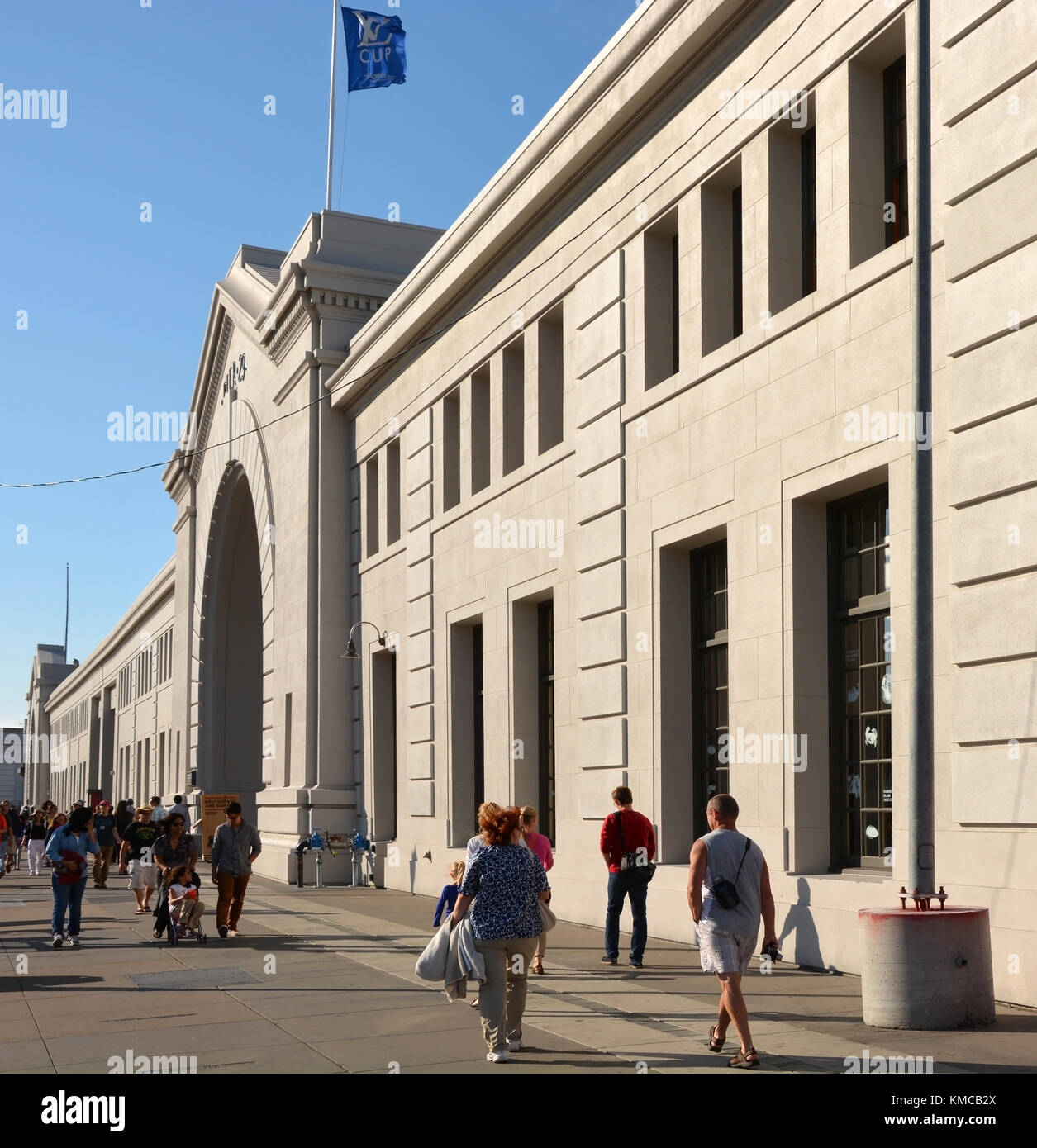 SAN FRANCISCO- AUGUST 17: The Ferry Building's 245-foot tall clock ...