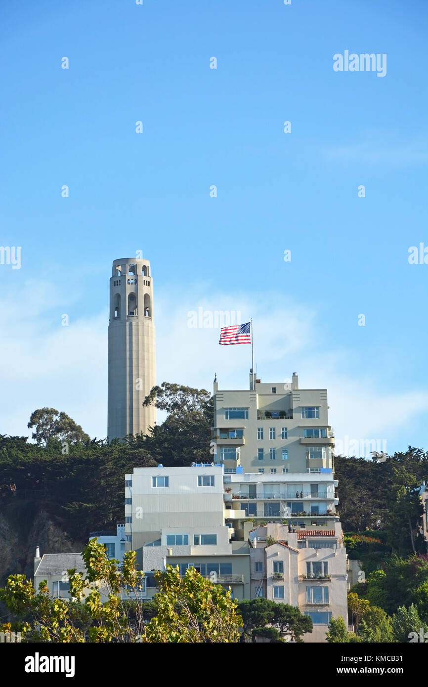 Coit tower in san francisco hi-res stock photography and images - Alamy