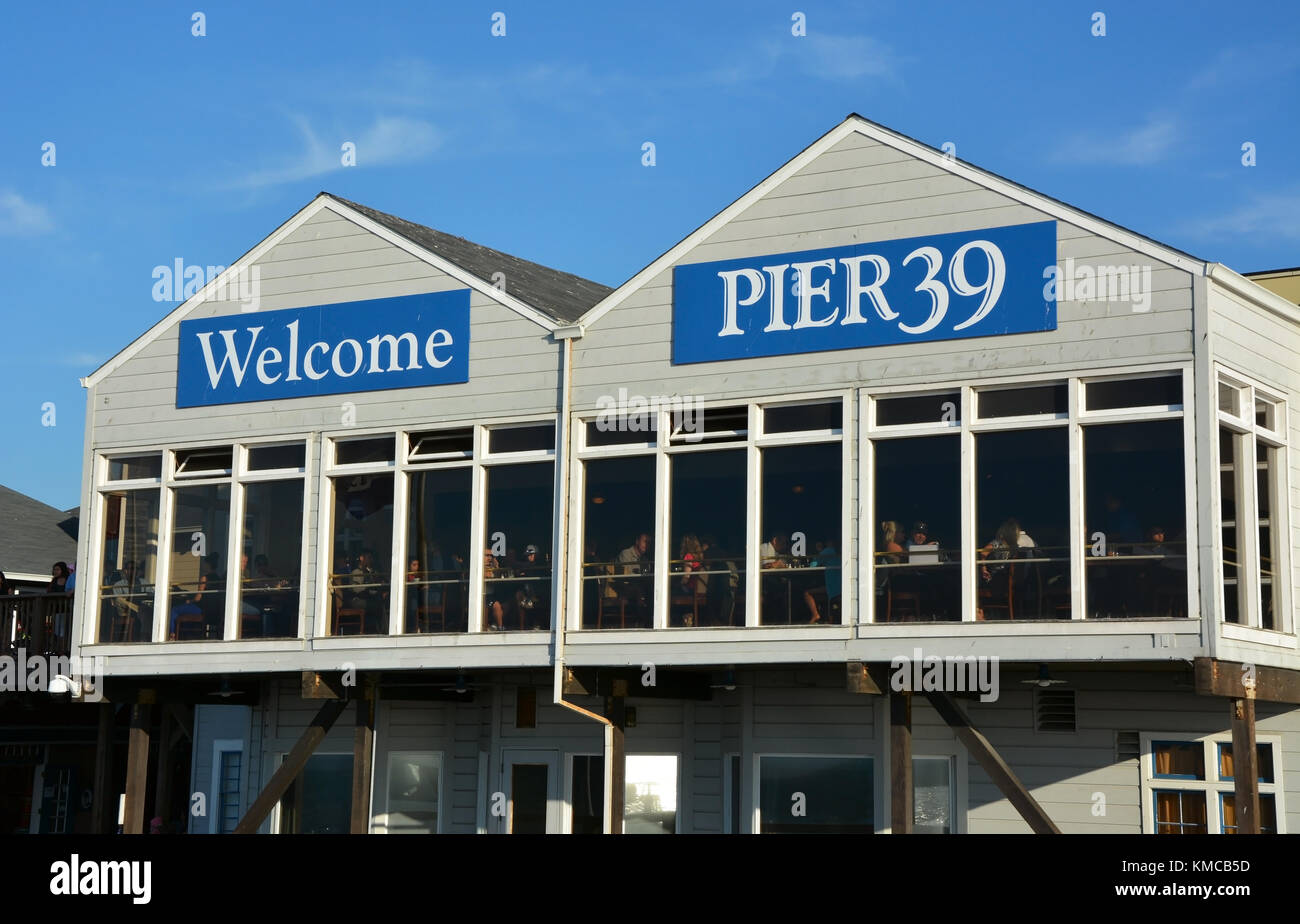 SAN FRANCISCO, USA - AUGUST 17: Pier 39 at San Francisco Bay, on August ...