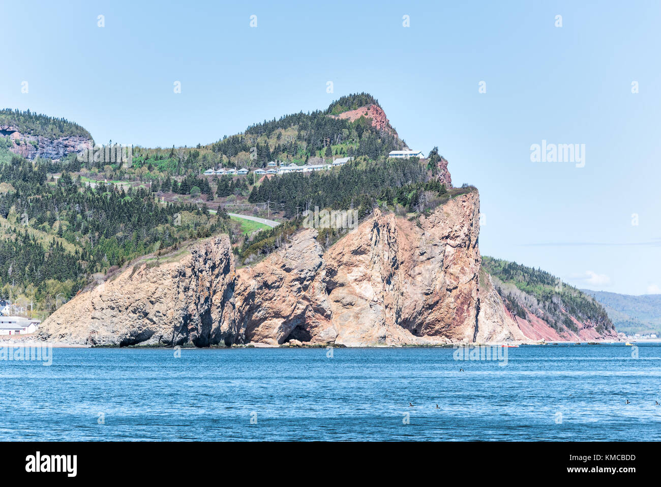 House on cliff perce rock hi-res stock photography and images - Alamy