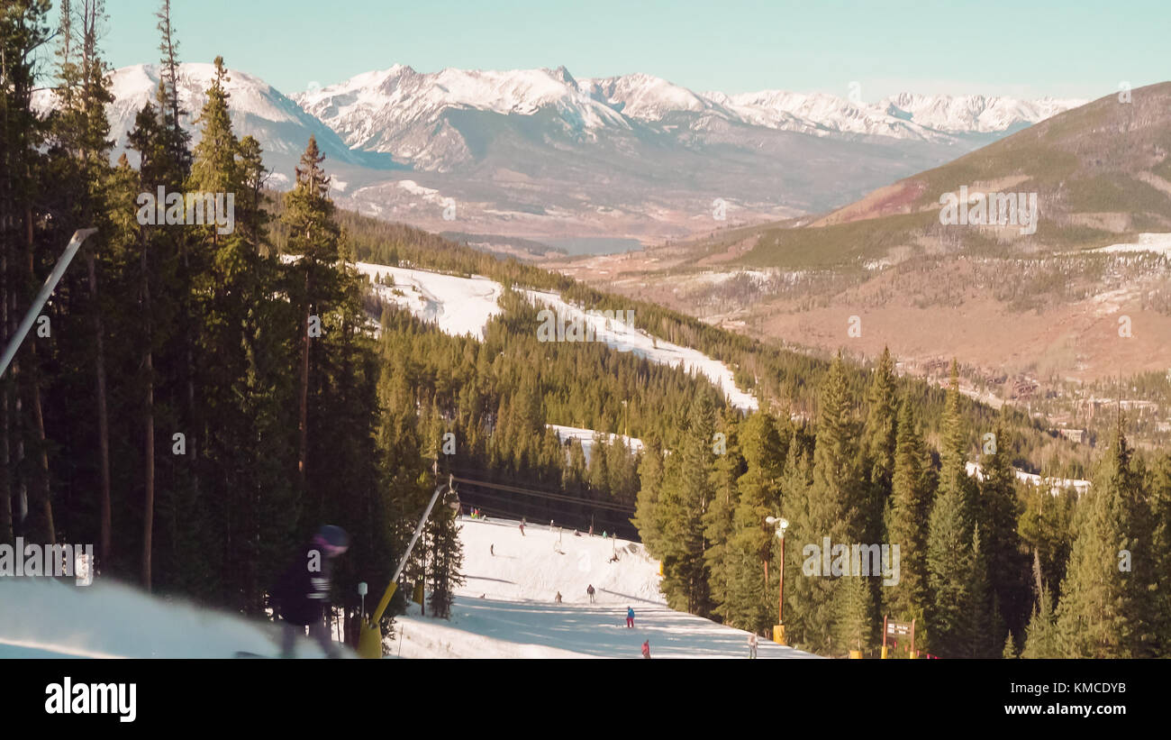 Alpine skiing at the beginning of the ski season Stock Photo - Alamy