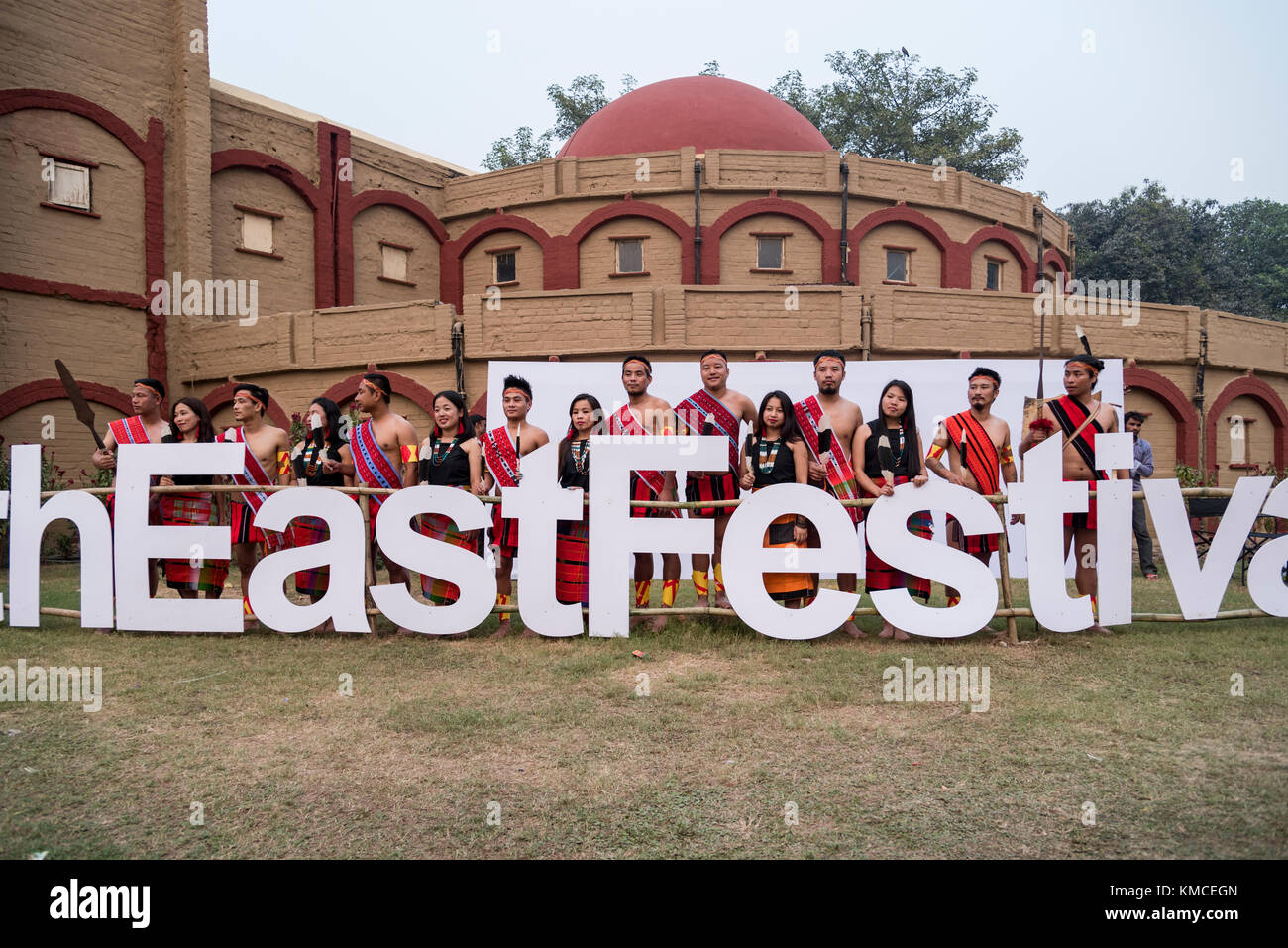 A group of performers during North East Festival 2017 Stock Photo - Alamy