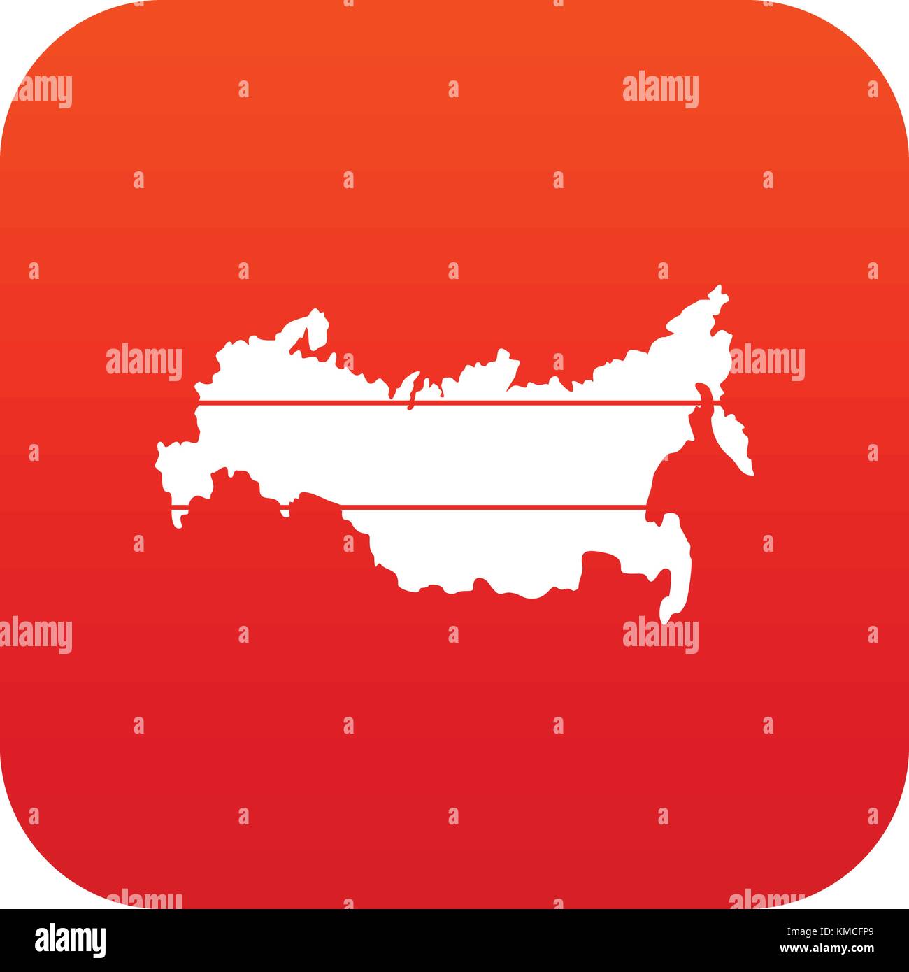 Map of Russia icon digital red Stock Vector Image & Art - Alamy