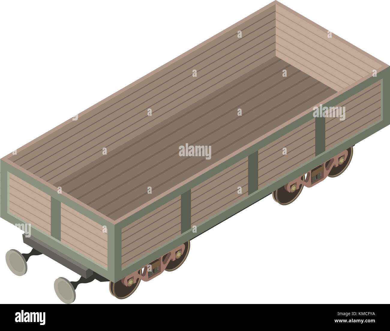 Wagon industry icon, isometric 3d style Stock Vector Image & Art - Alamy