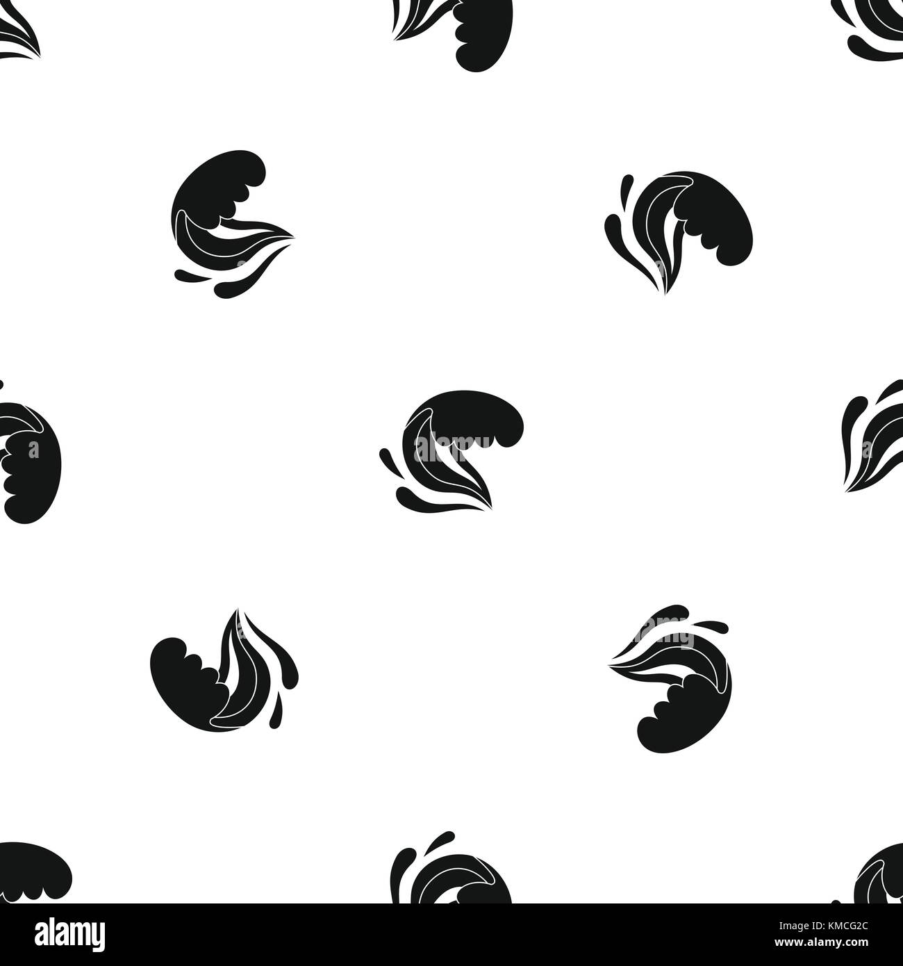 Surf wave pattern seamless black Stock Vector Image & Art - Alamy