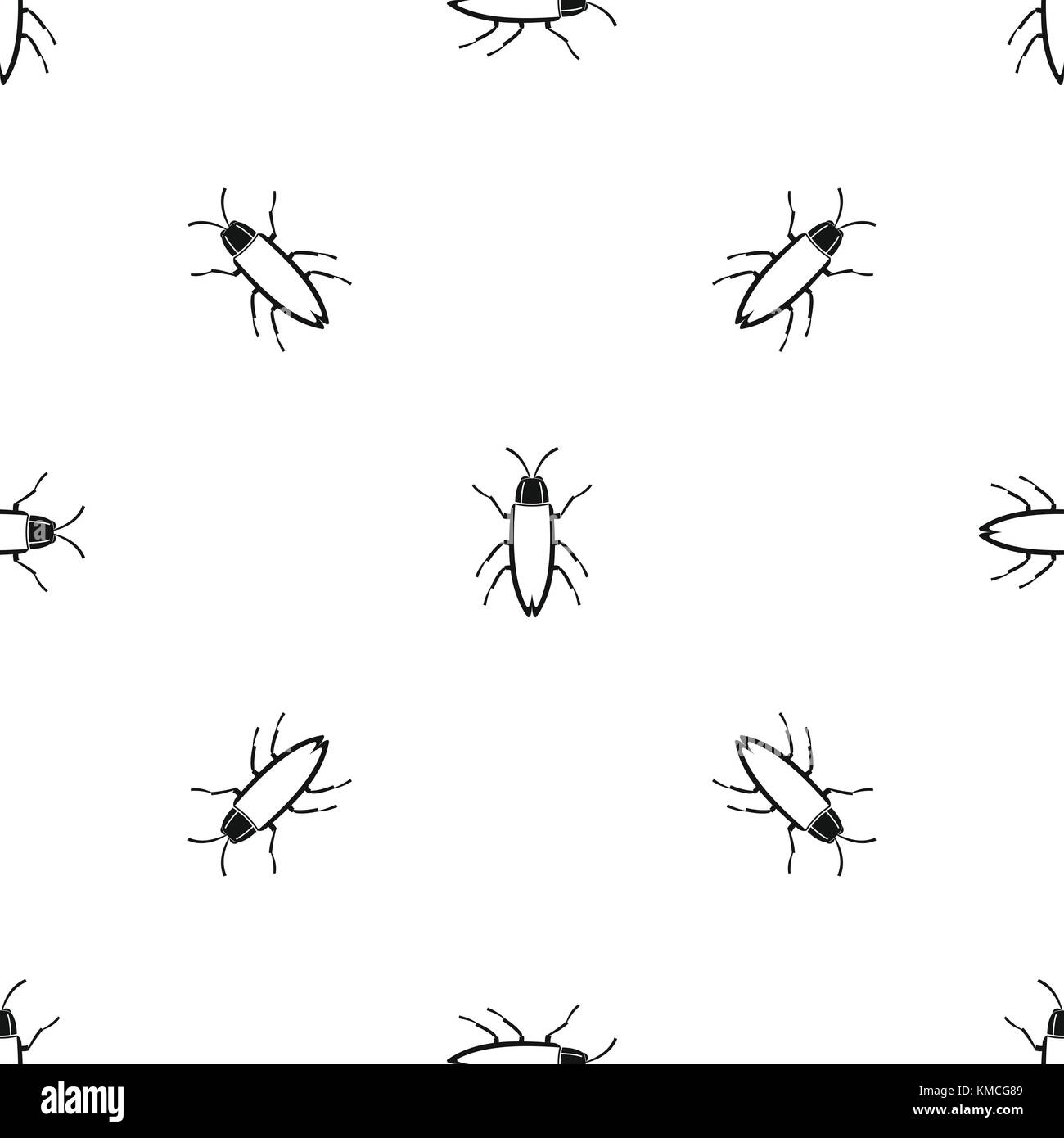 Cockroach pattern seamless black Stock Vector Image & Art - Alamy