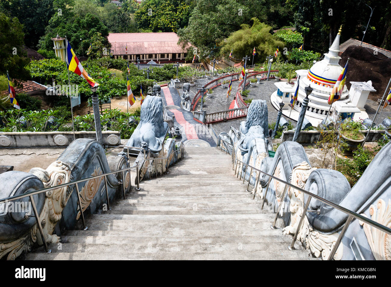 Buddhist Temple Mathugama Province Sri Lanka Stock Photo - Alamy