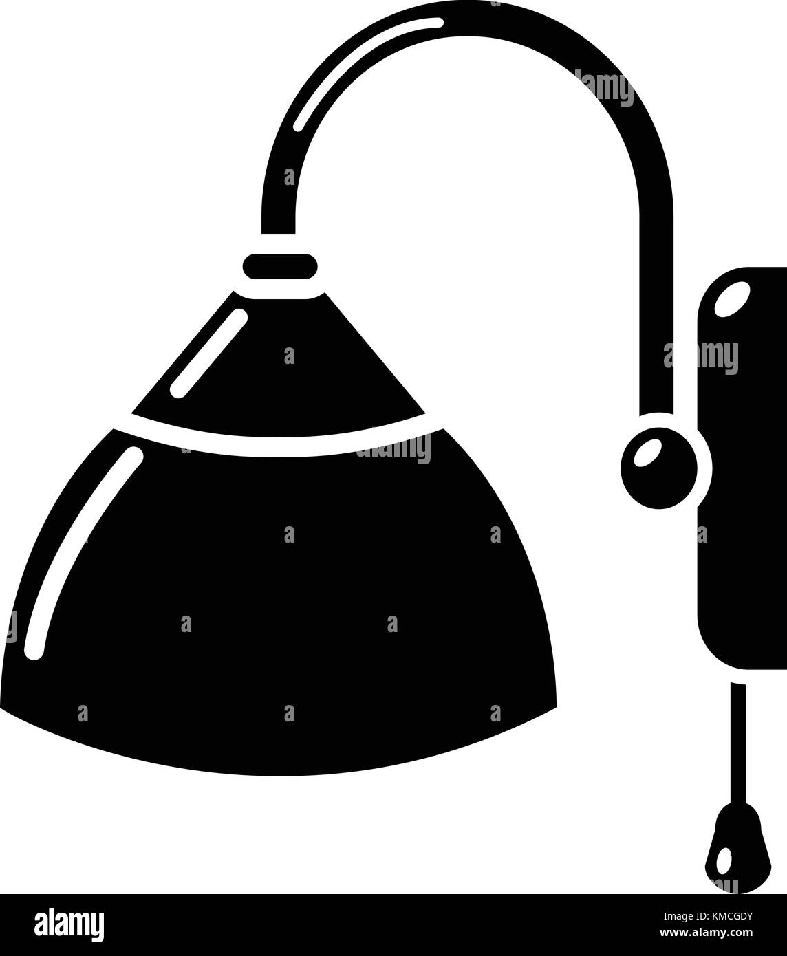 Wall lamp icon, simple style Stock Vector Image & Art - Alamy