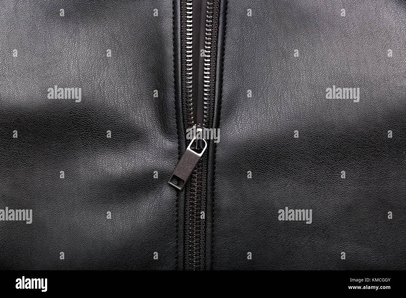 Black leather zip jacket hi-res stock photography and images - Alamy