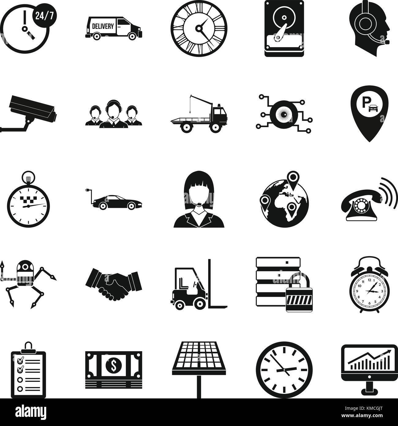 Working hours sign Black and White Stock Photos & Images - Alamy