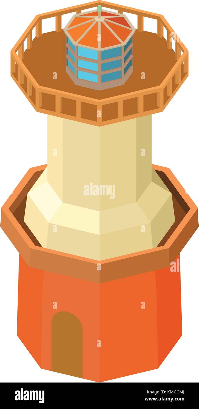 Lighthouse water icon, isometric 3d style Stock Vector Image & Art - Alamy