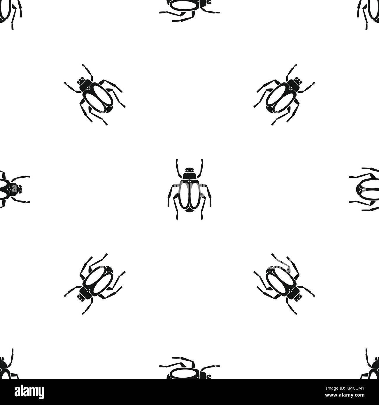 Dung beetle pattern seamless black Stock Vector Image & Art - Alamy