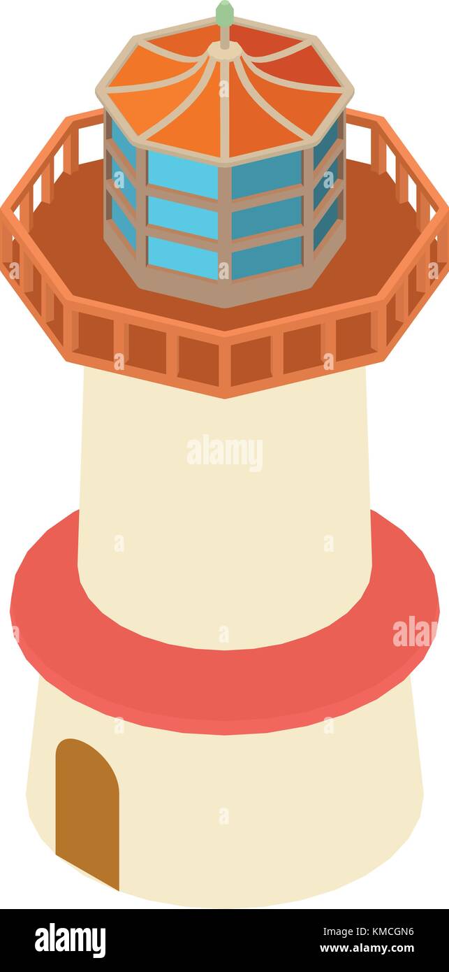 Lighthouse vintage icon, isometric 3d style Stock Vector Image & Art ...