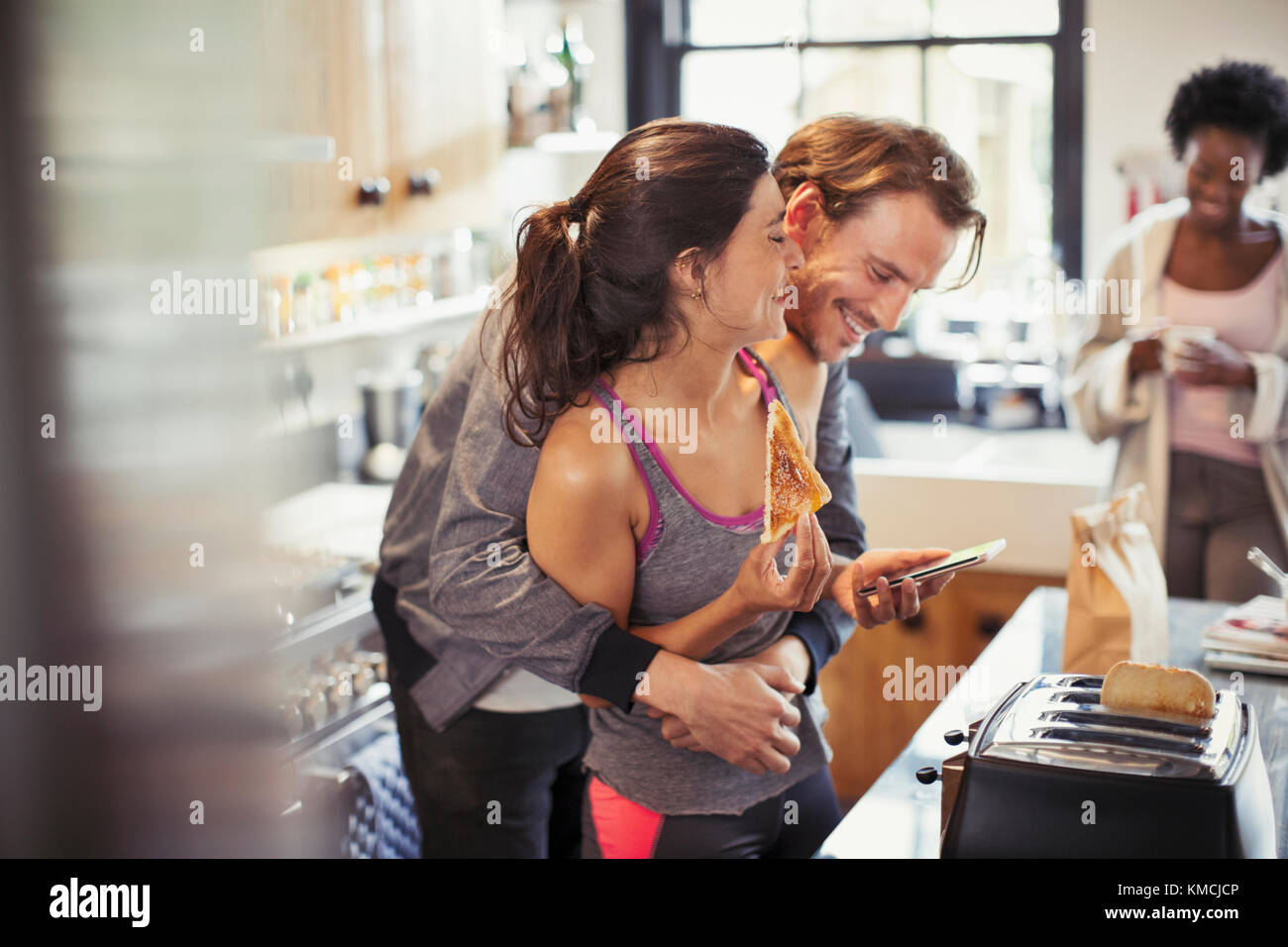 Mobile hugging hi-res stock photography and images - Alamy