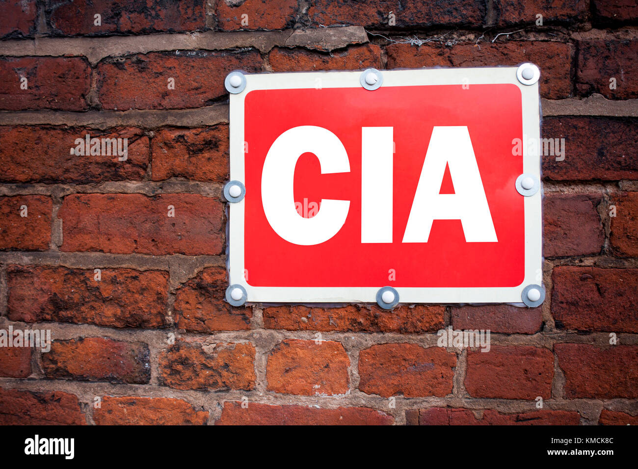 Hand writing text caption inspiration showing CIA concept meaning ...