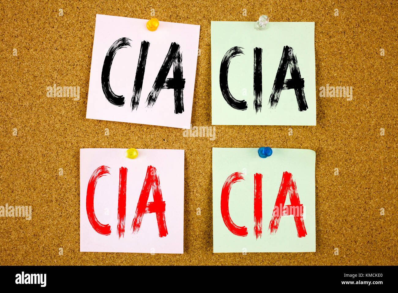Conceptual hand writing text caption inspiration showing CIA Business ...