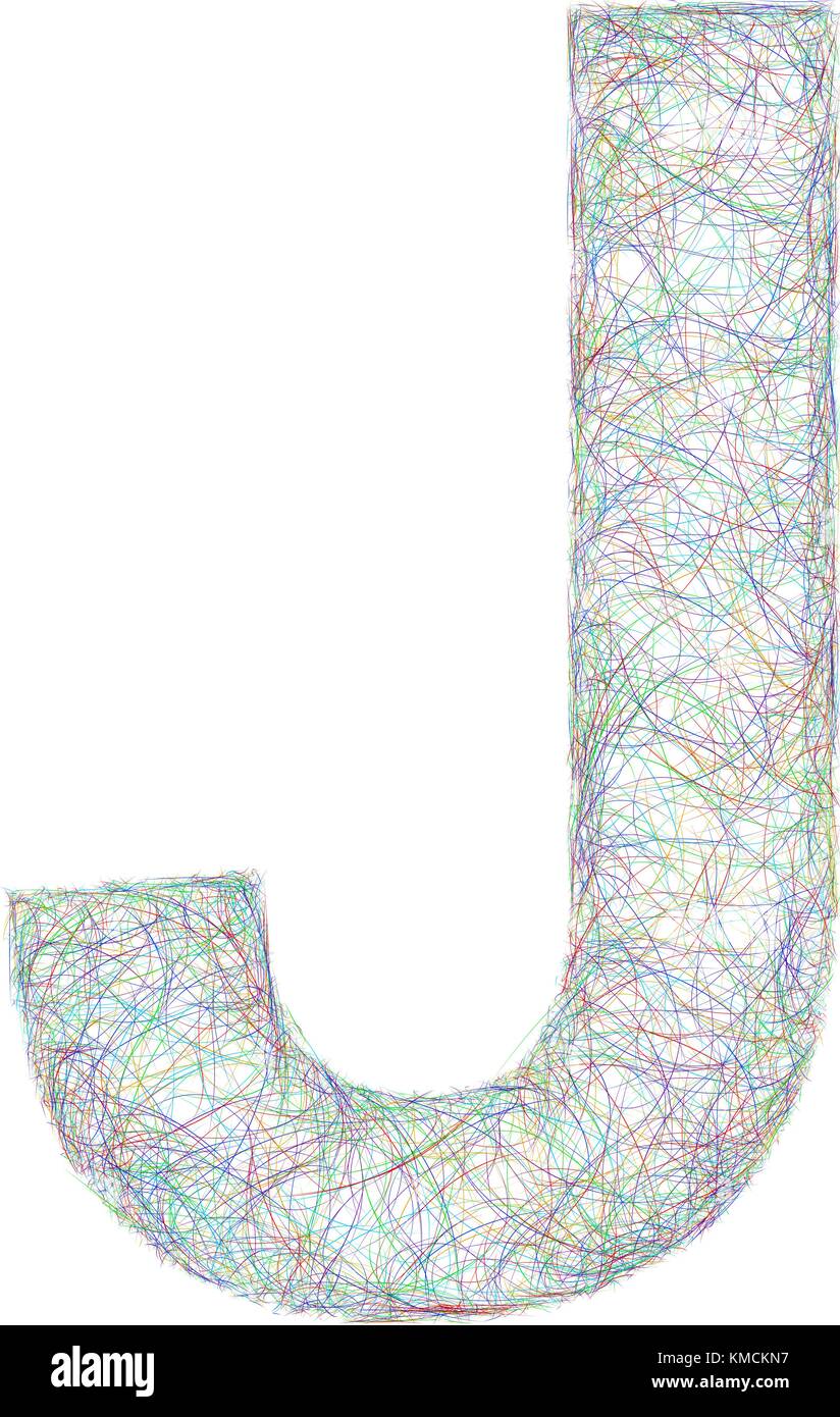 Letter j drawing Stock Vector Images - Alamy