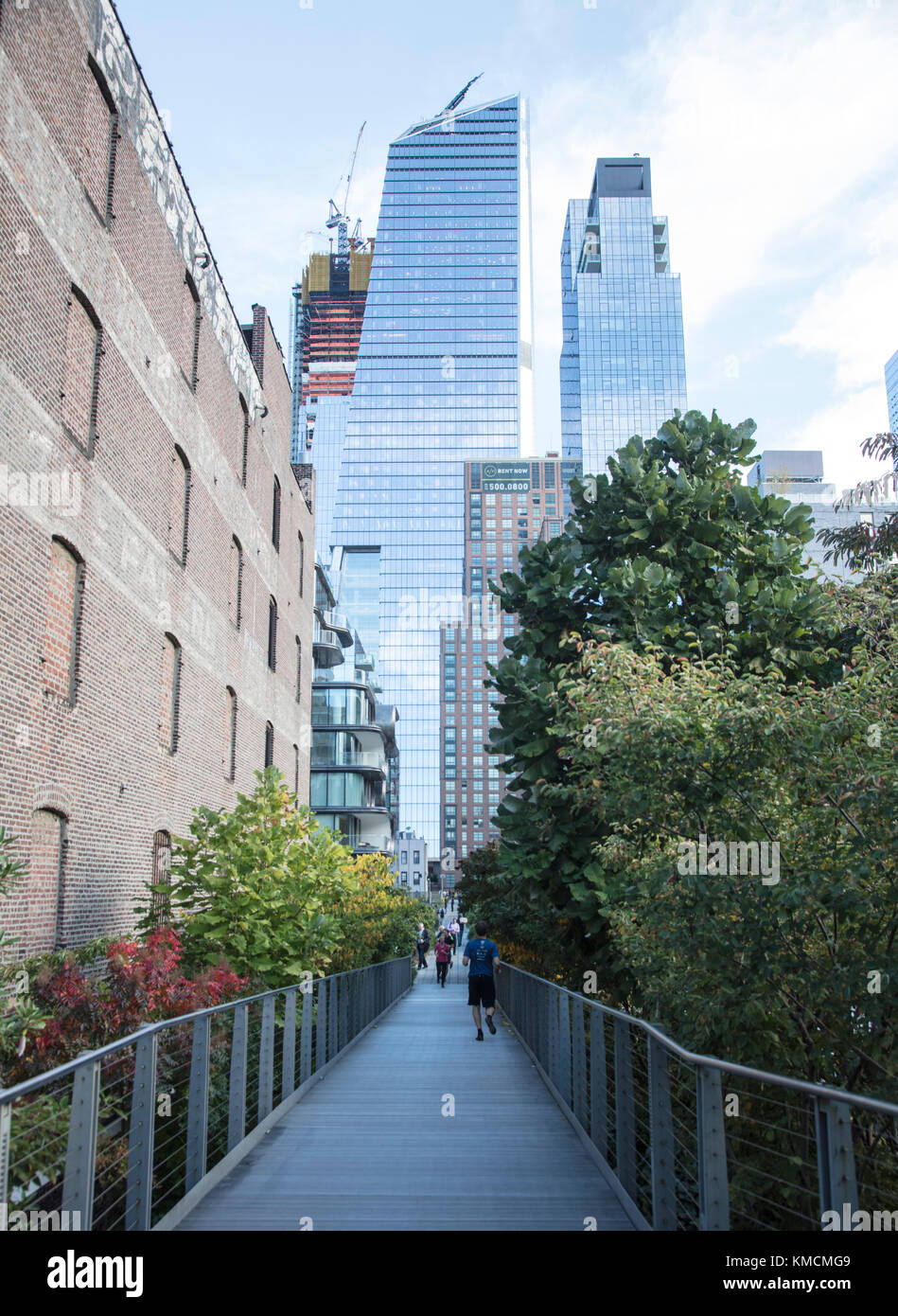 Views from High Line Walk Manhattan New York USA Stock Photo - Alamy