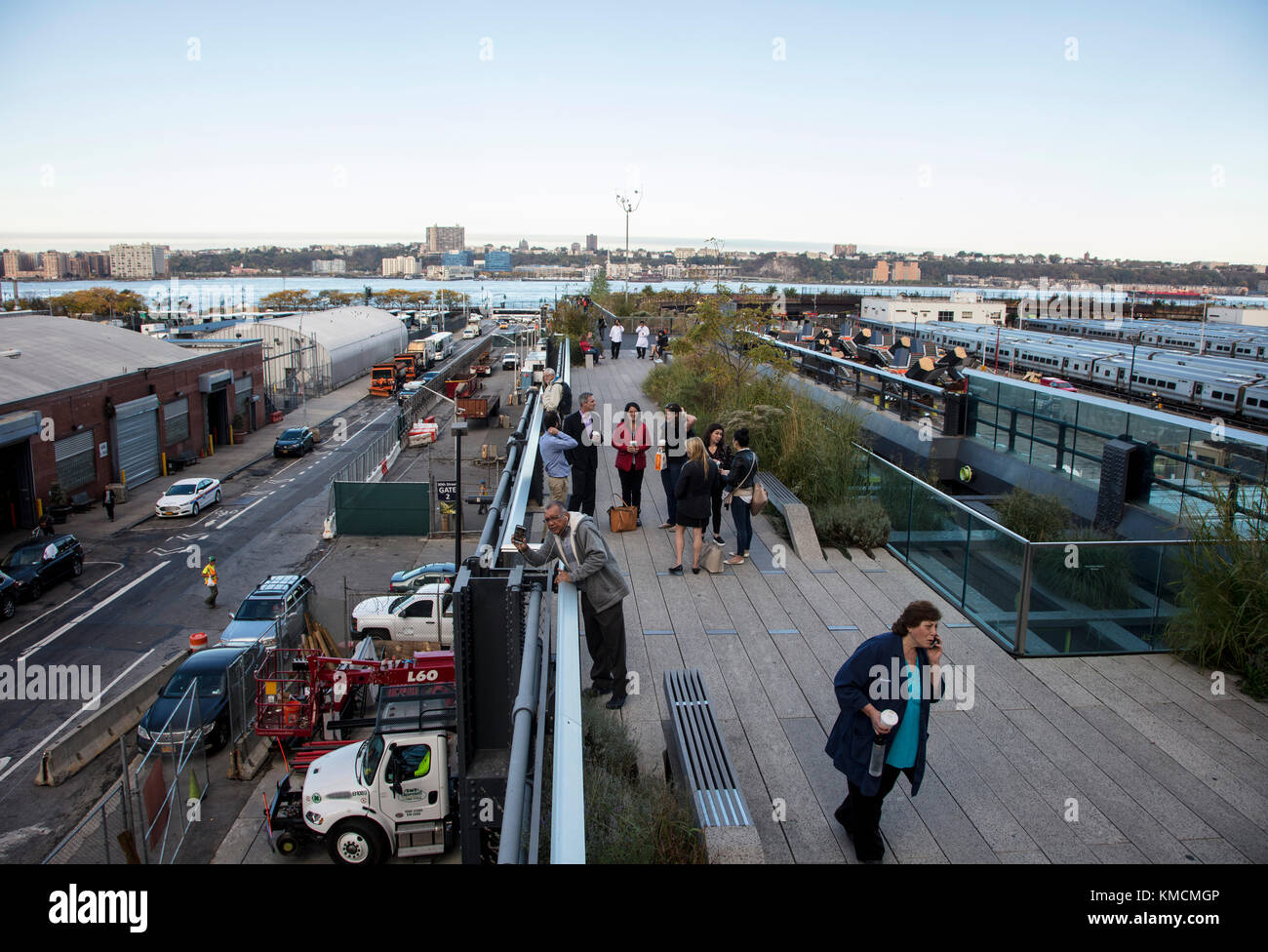 Views from High Line Walk Manhattan New York USA Stock Photo - Alamy