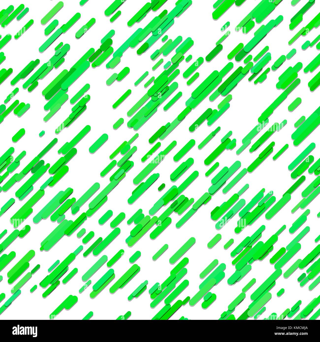 Green geometric abstract random diagonal stripe pattern background - design from rounded stripes ...