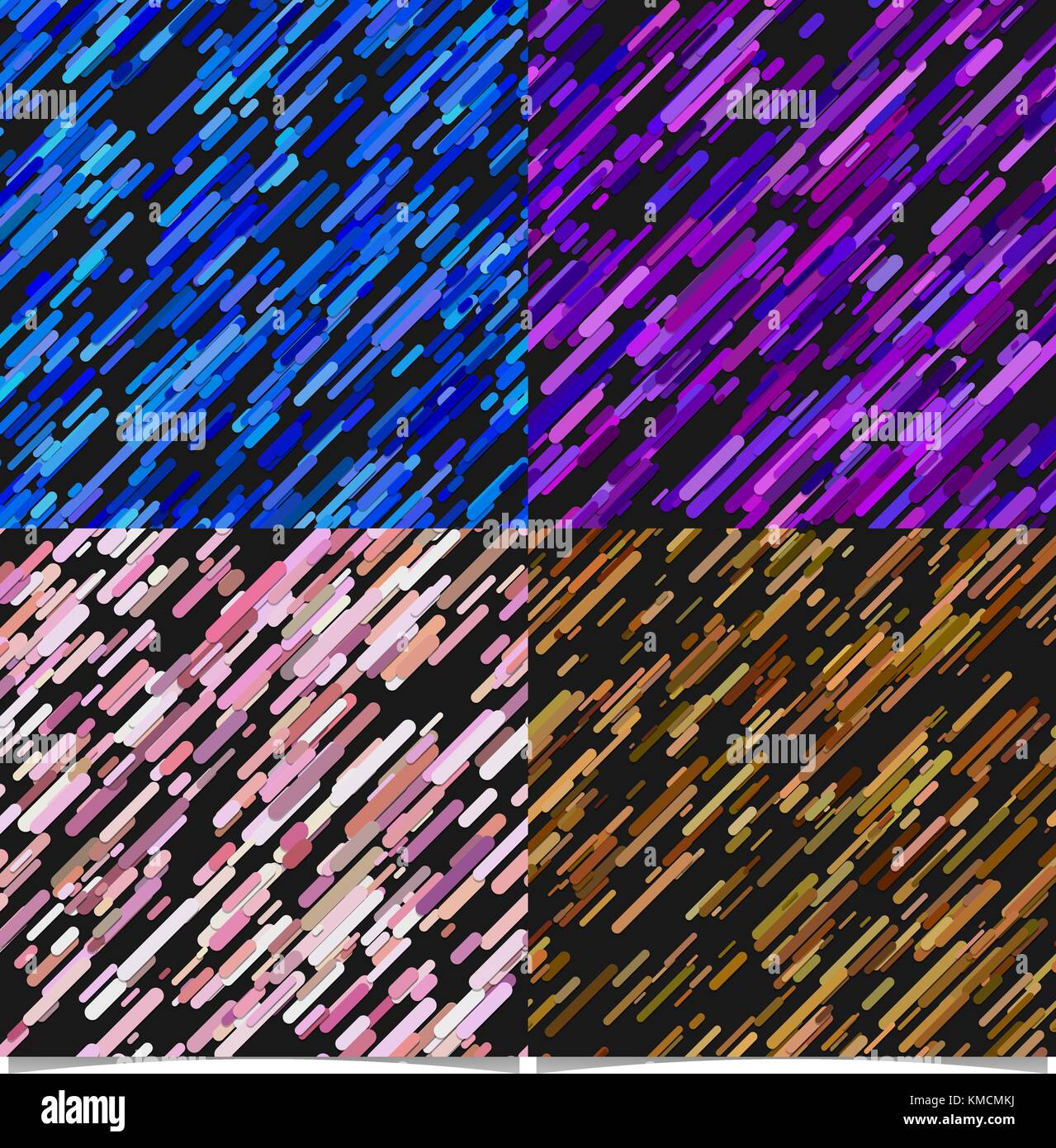 Random diagonal stripe pattern background set - vector design Stock Vector Image & Art - Alamy