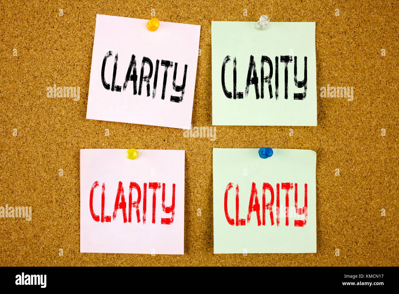 Conceptual hand writing text caption inspiration showing Clarity ...