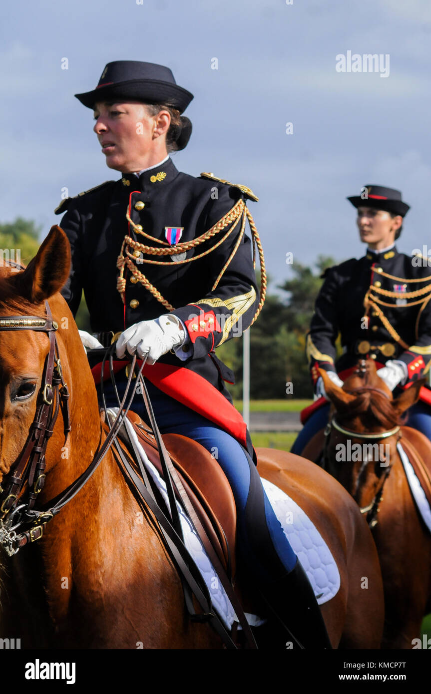 Mounted Republican Guards attend equestrian parade at Grand Parquet ...