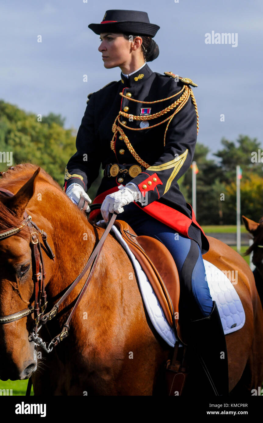 Mounted Republican Guards attend equestrian parade at Grand Parquet ...