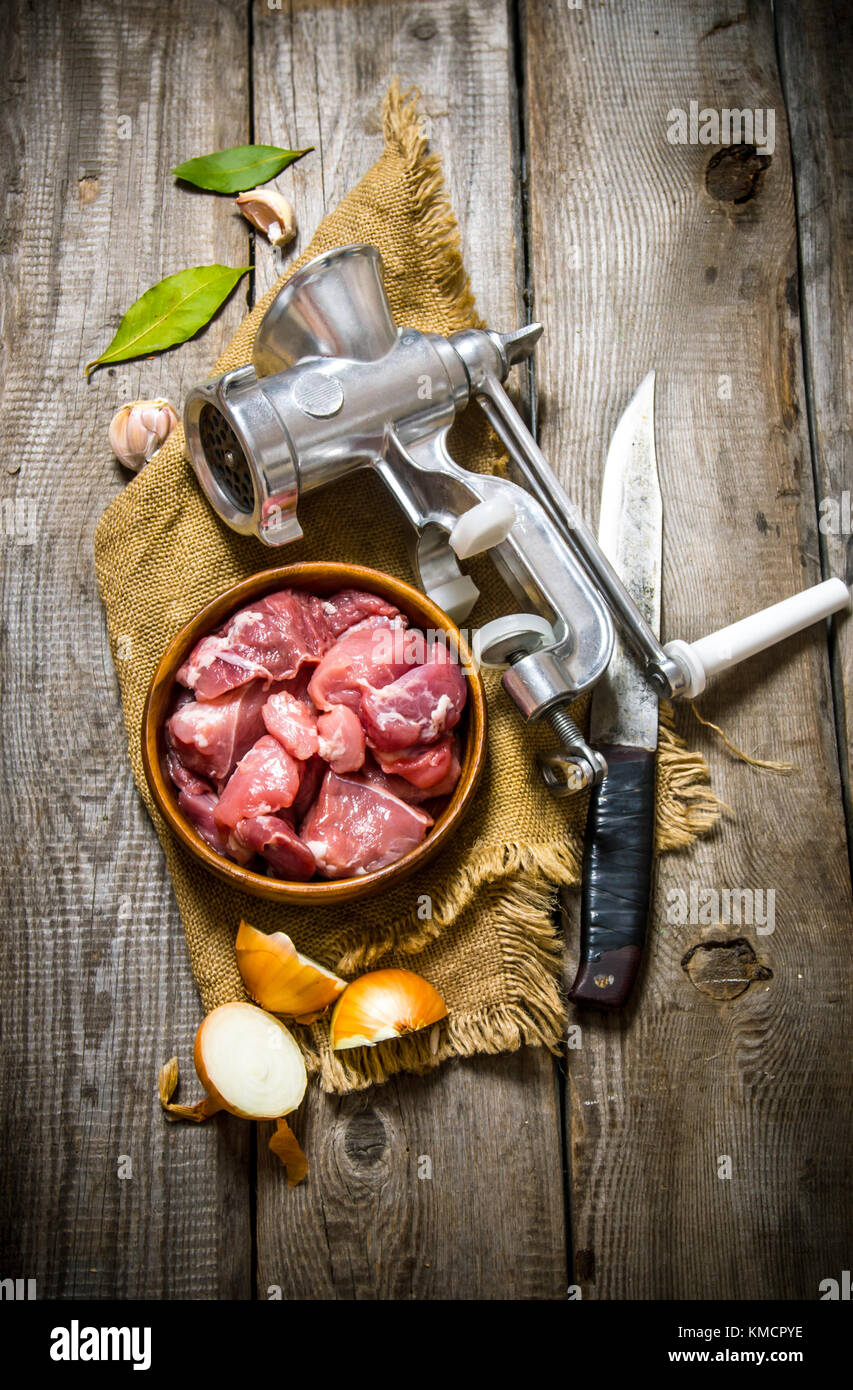 Meat chopper hi-res stock photography and images - Alamy