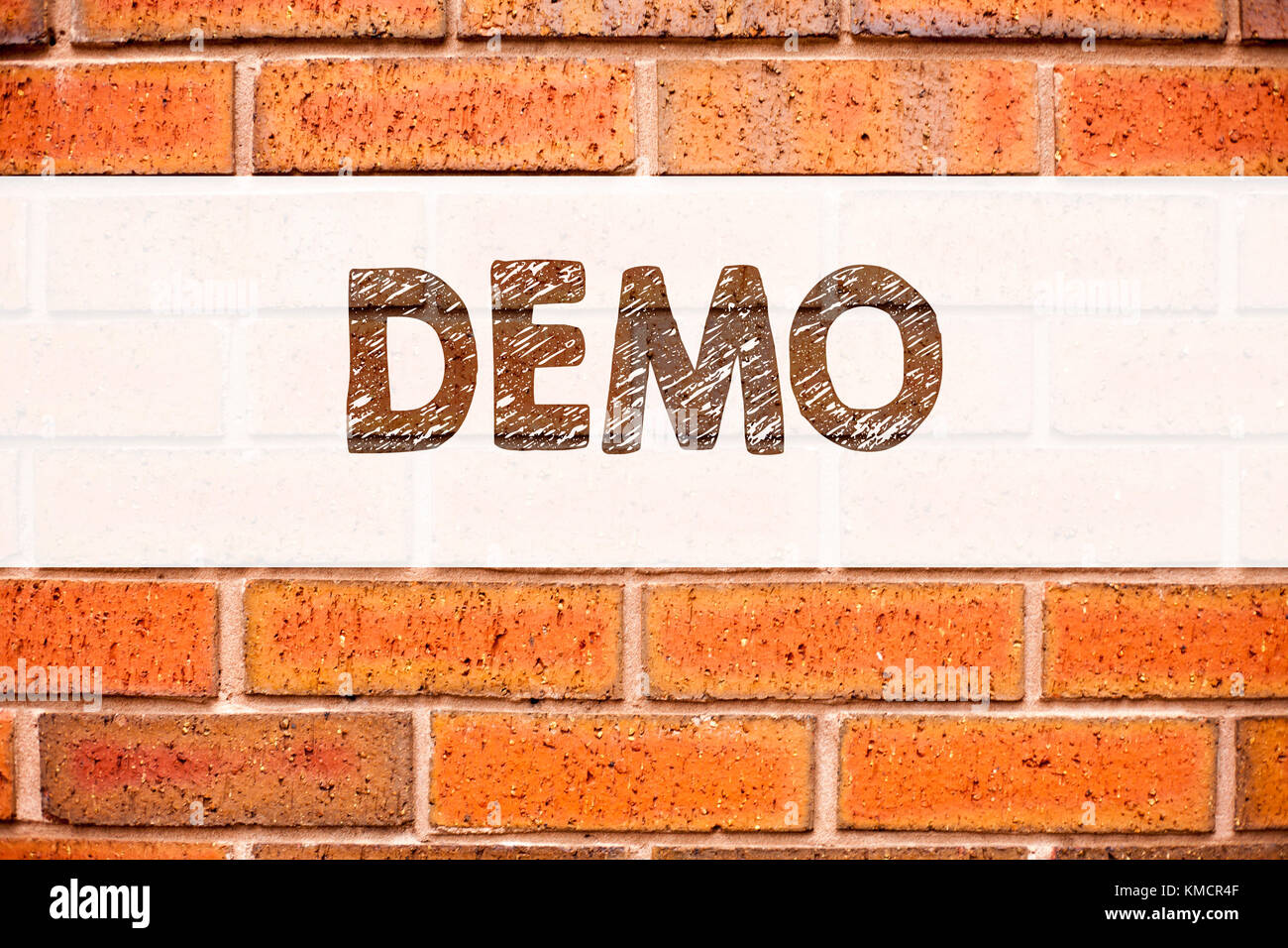 Conceptual announcement text caption inspiration showing Demo. Business ...