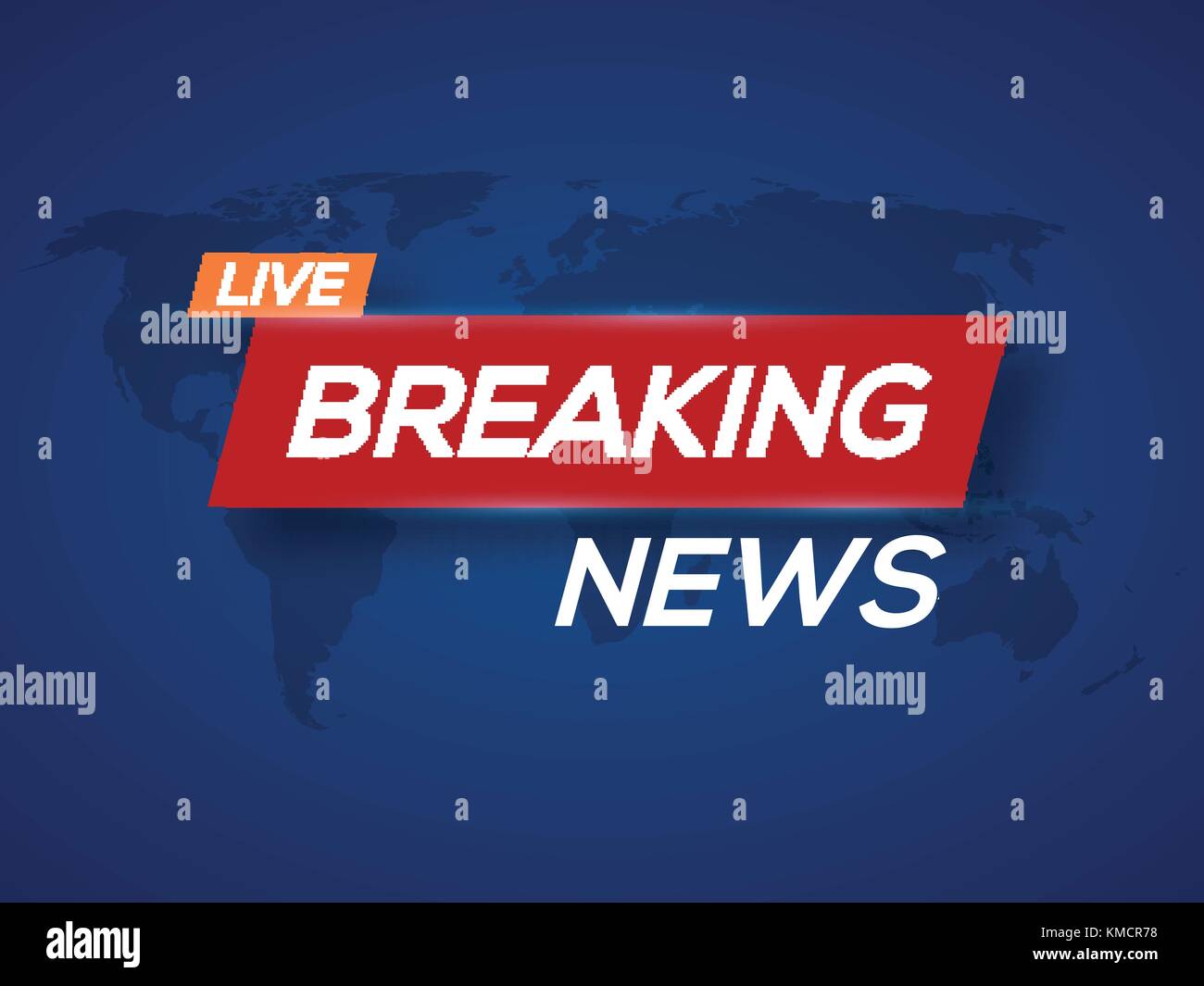 Breaking news screen hi-res stock photography and images - Alamy