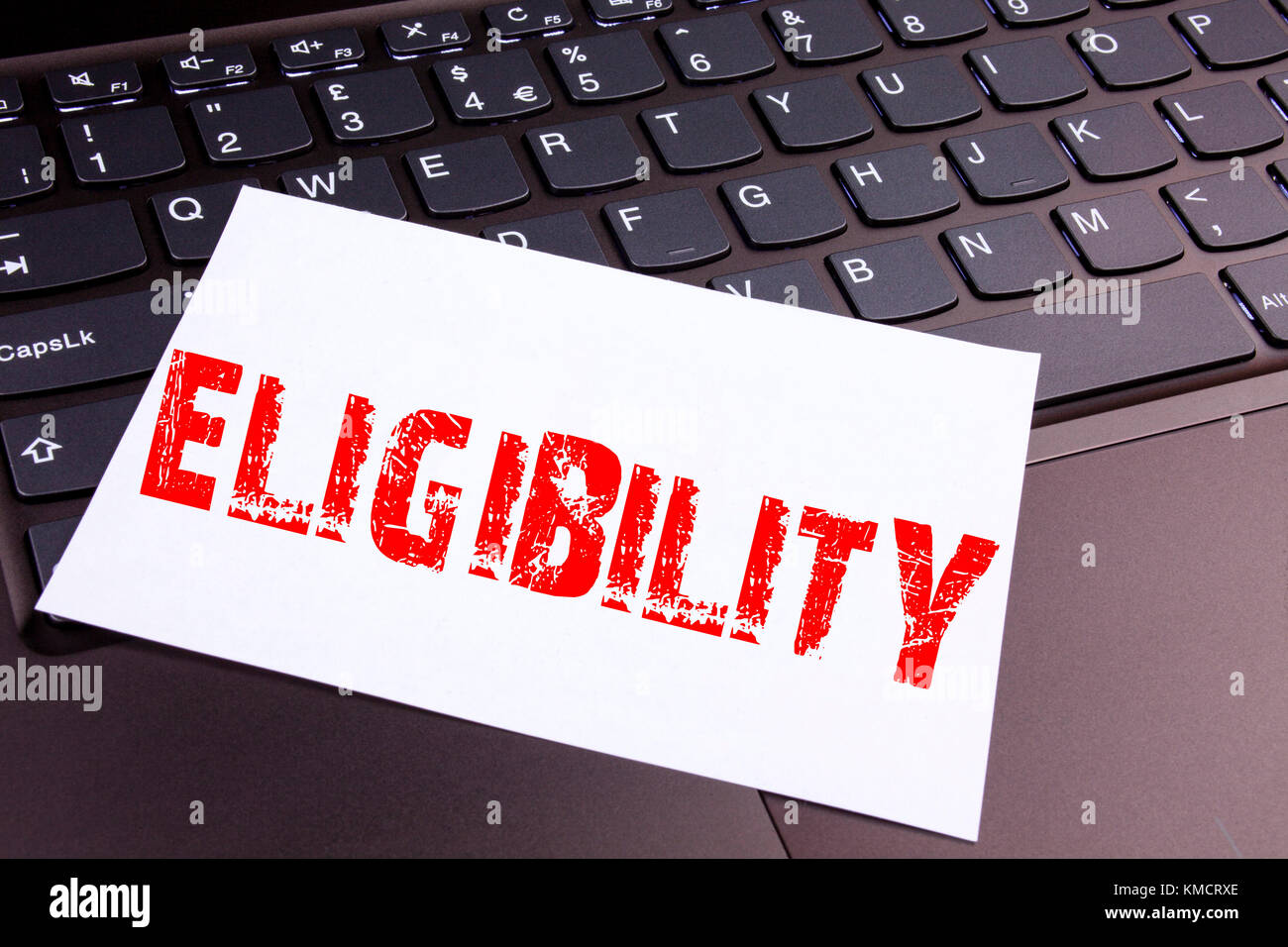 Letter of eligibility hi-res stock photography and images - Alamy