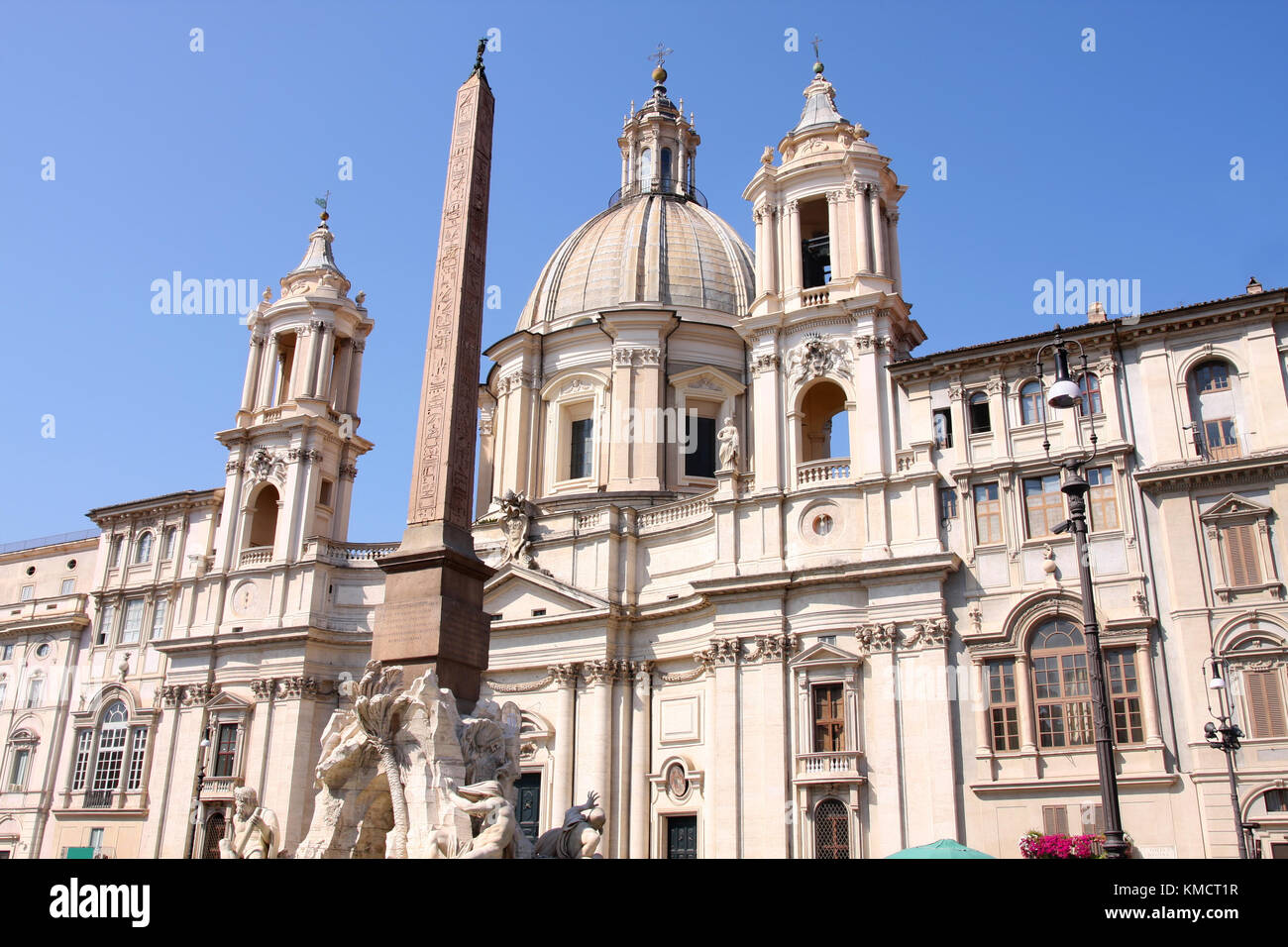 Sant'Agnese in Agone, Piazza Navona in Rome, Italy Stock Photo - Alamy
