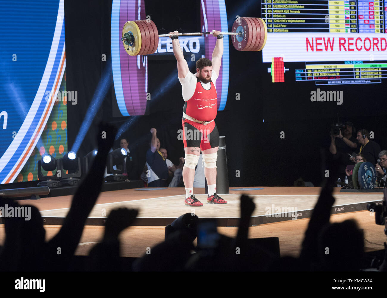 Anaheim, California, USA. 5th Dec, 2017. Lasha Talakhadze, of Georgia ...