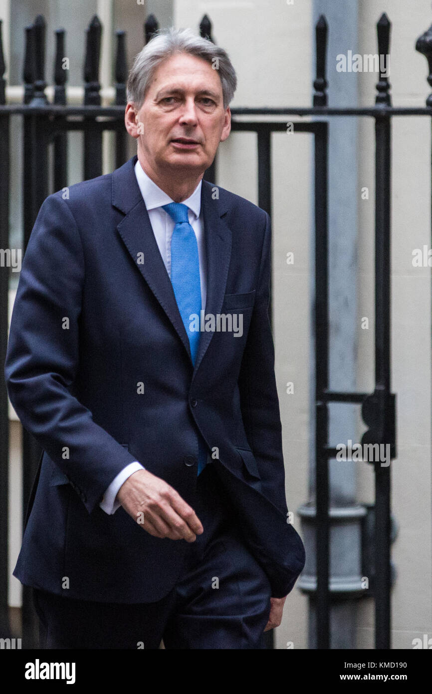 London, UK. 6th December, 2017. Philip Hammond MP, Chancellor of the ...