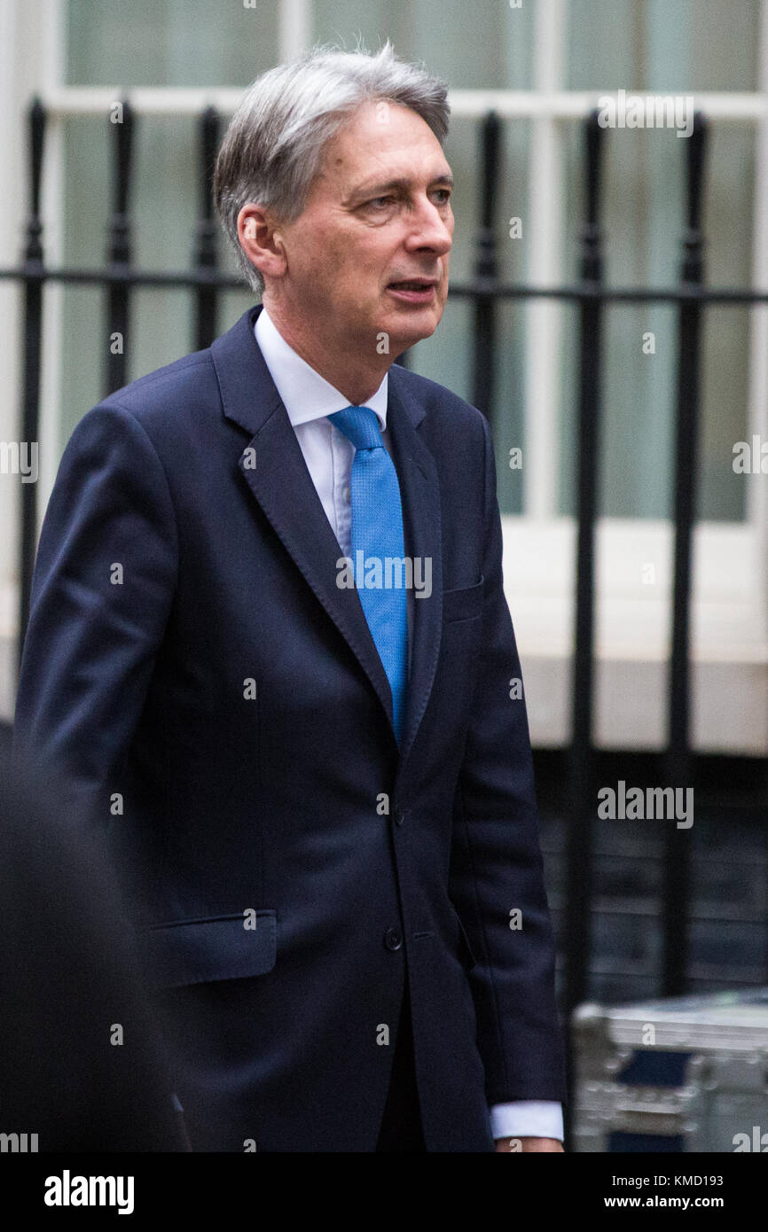 London, UK. 6th December, 2017. Philip Hammond MP, Chancellor of the ...