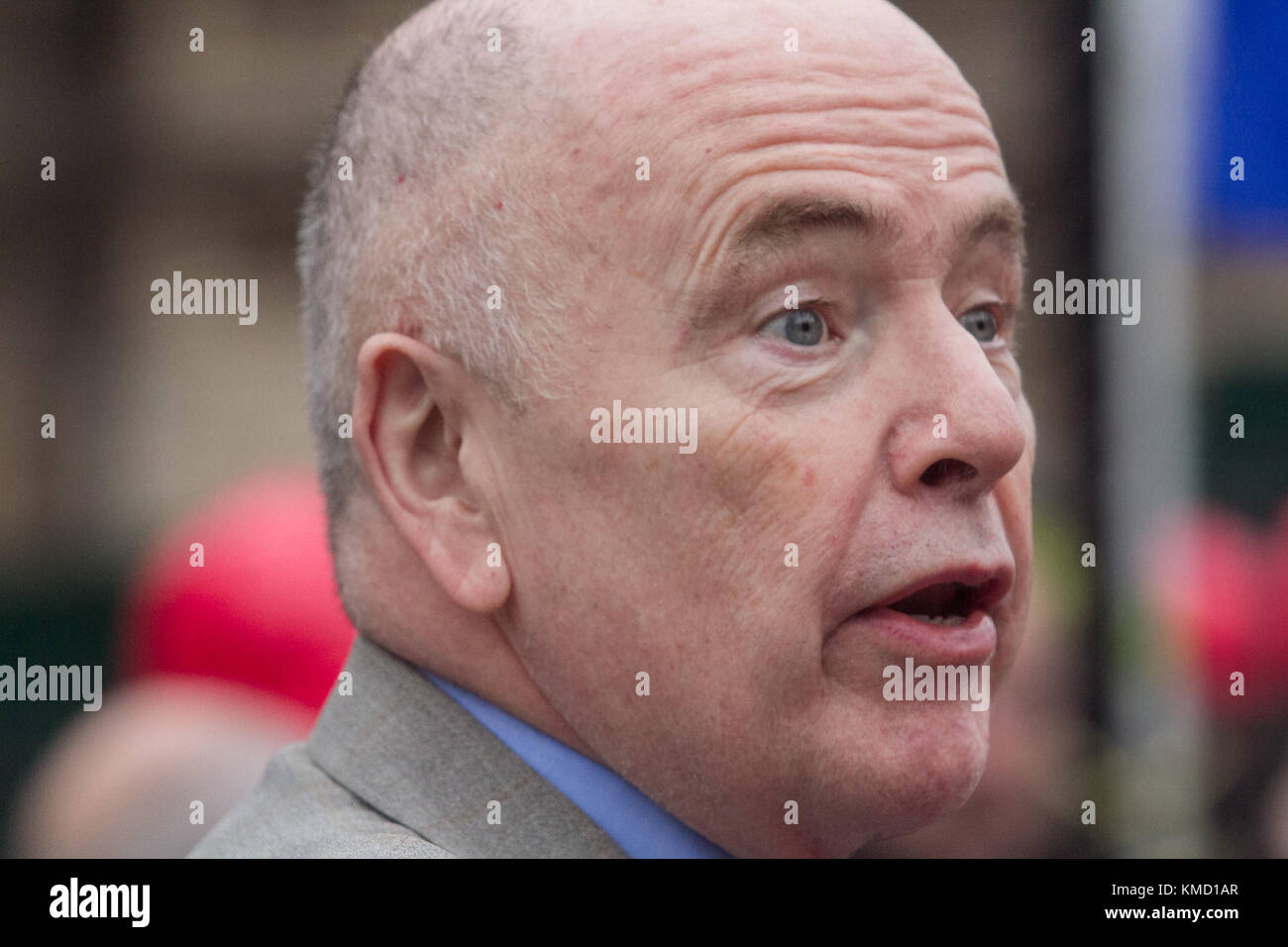London UK. 6th December 2017. Jack Dromey Labour MP for Birmingham ...