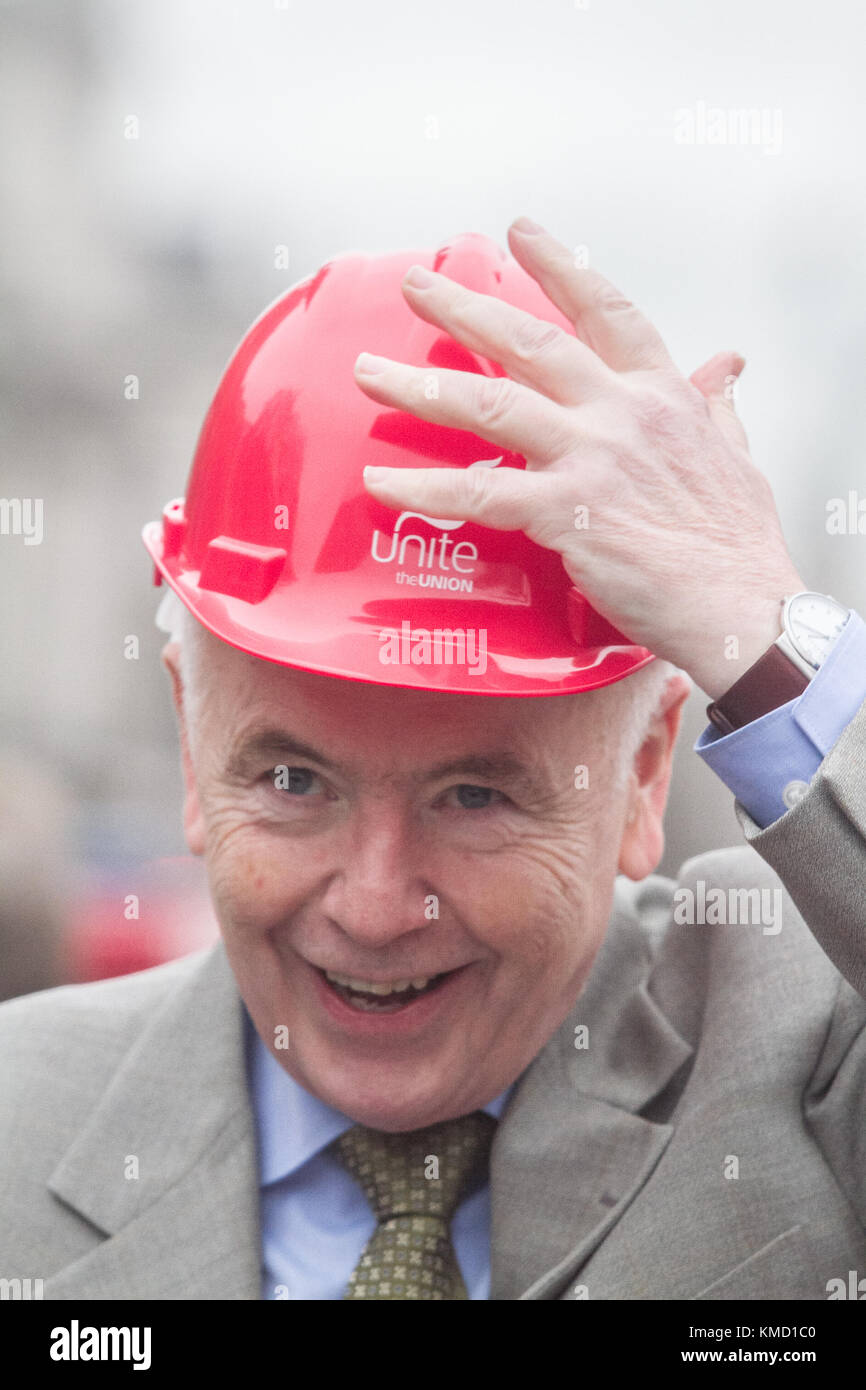 London UK. 6th December 2017. Jack Dromey Labour MP for Birmingham ...