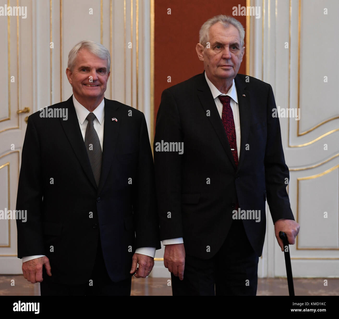 Czech president milos zeman right hi-res stock photography and images ...