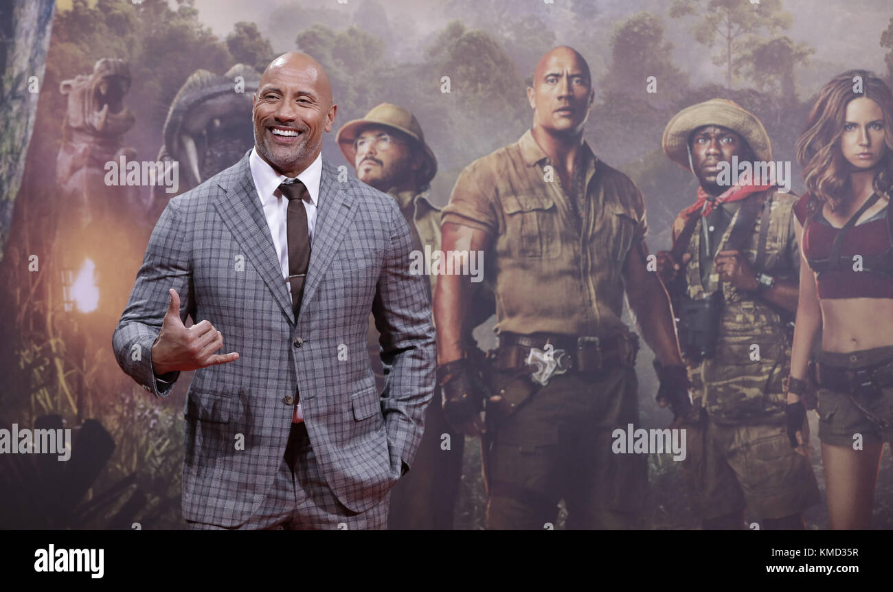 Berlin, Germany. 06th Dec, 2017. The actor Dwayne Johnson attends the ...