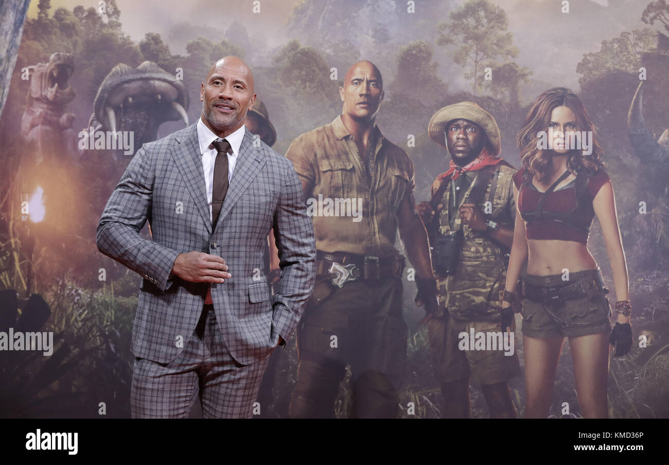 Berlin, Germany. 06th Dec, 2017. The actor Dwayne Johnson attends the ...