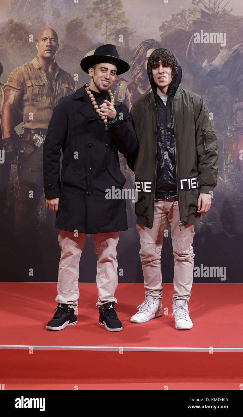 Berlin, Germany. 06th Dec, 2017. Youtuber Jay Samuelz and Arya Lee ...