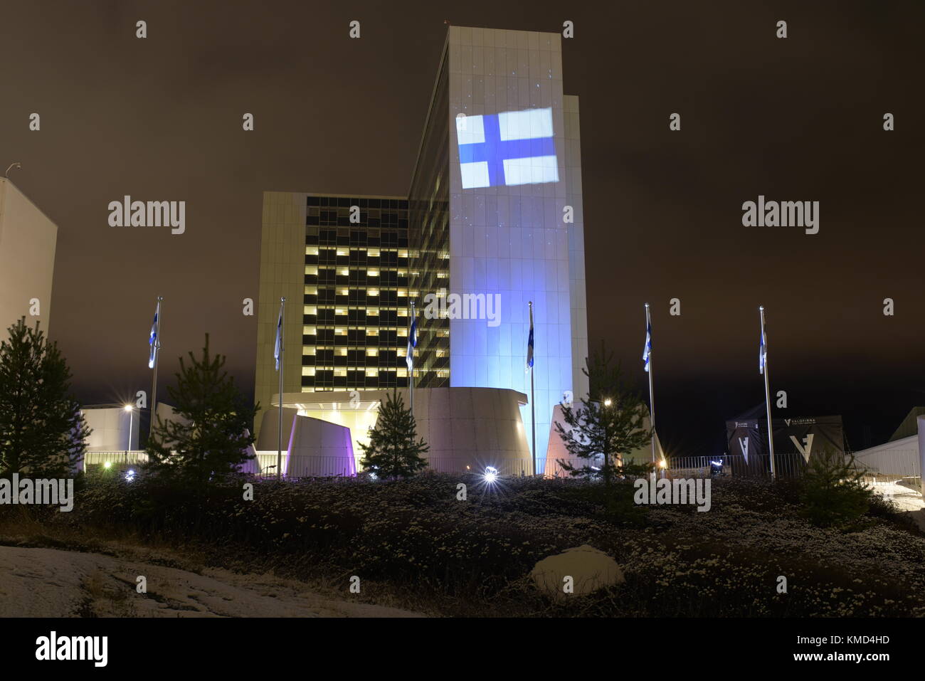 Helsinki, Finland. 6th December, 2017. Meilahti Tower Hospital ...