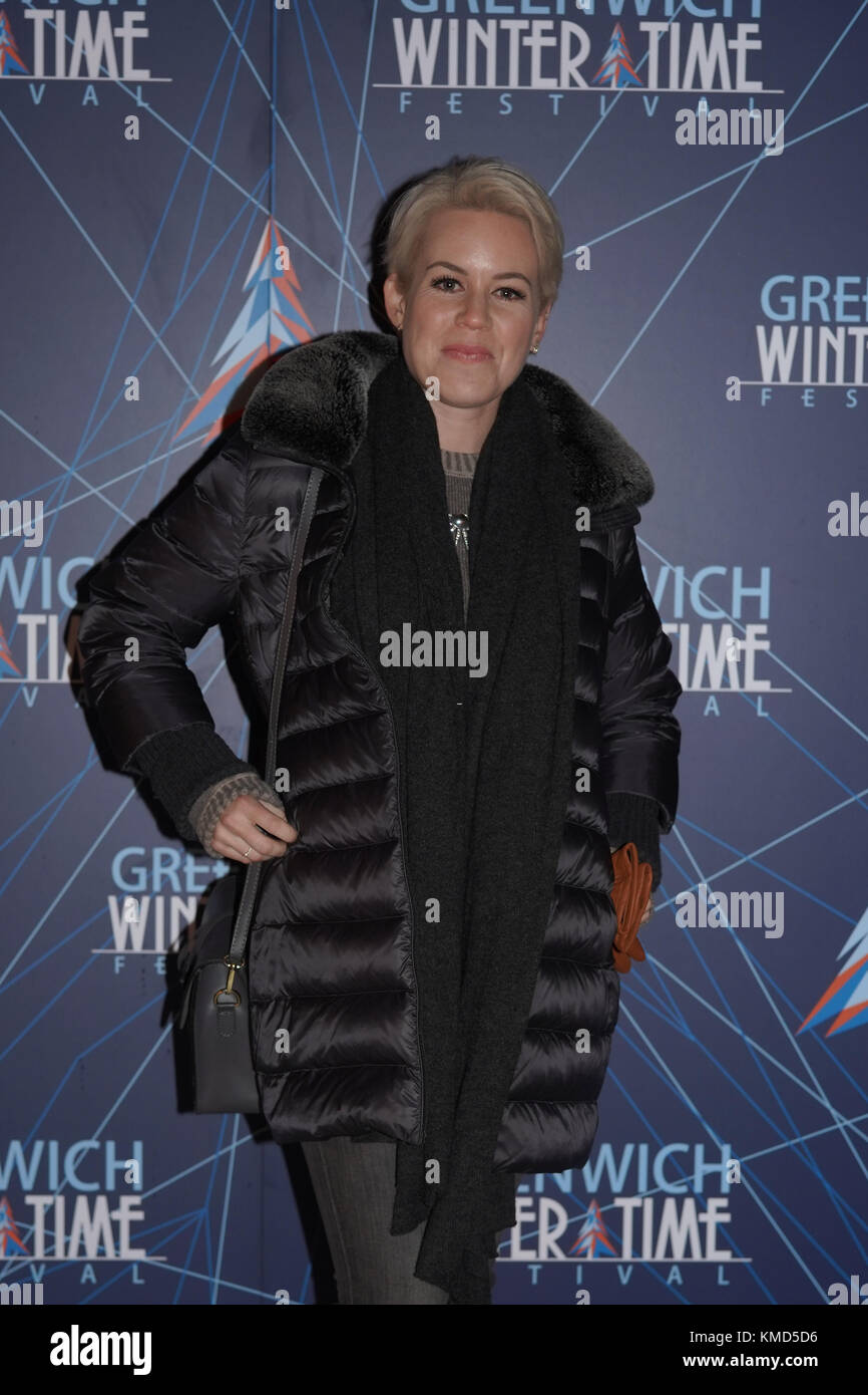 London, UK. 06th Dec, 2017. Natalie Noone posing for photos on the ...