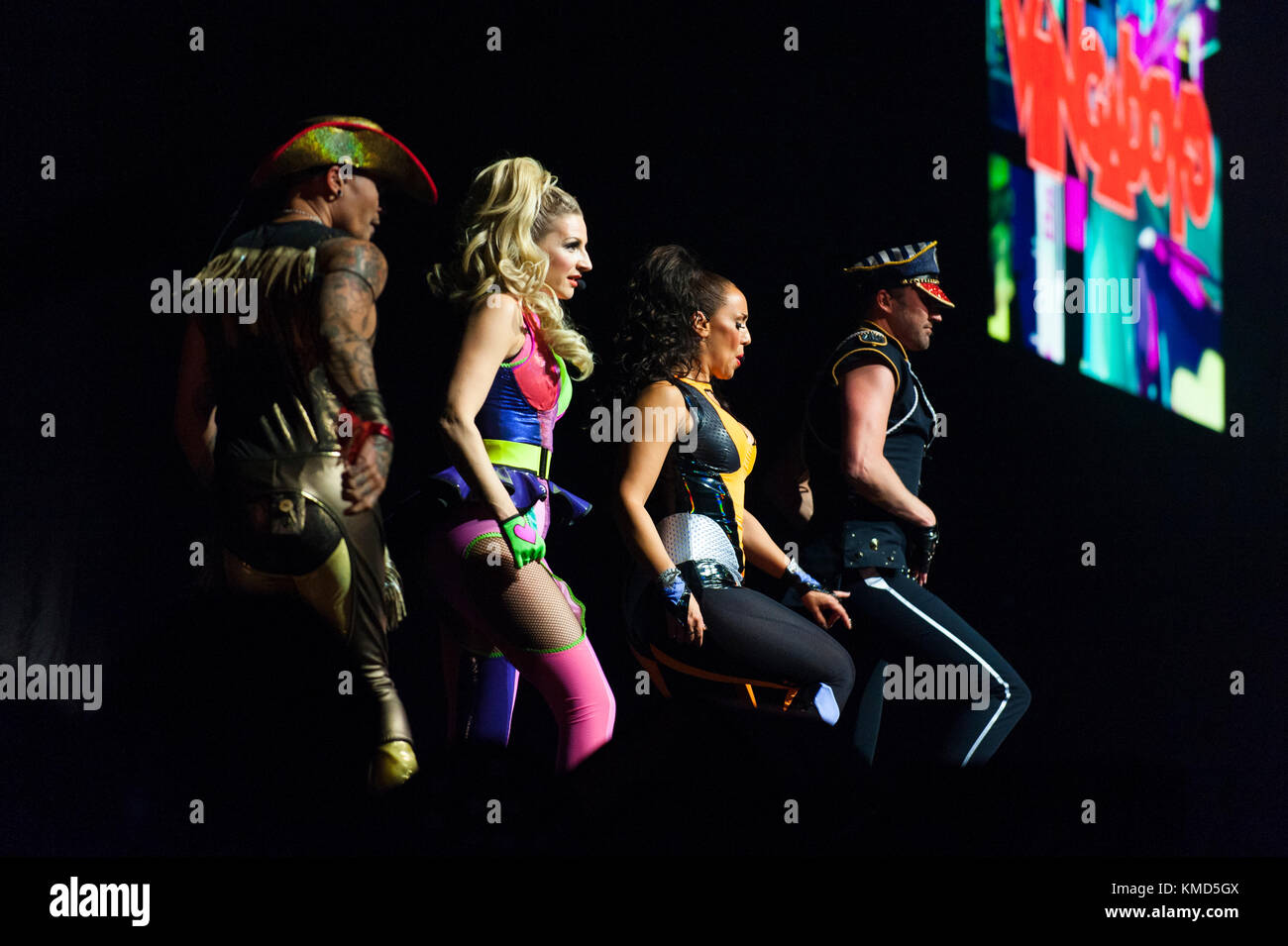 Liverpool, UK. 6th Dec, 2017. 90s Eurodance band, Vengaboys, perform as ...