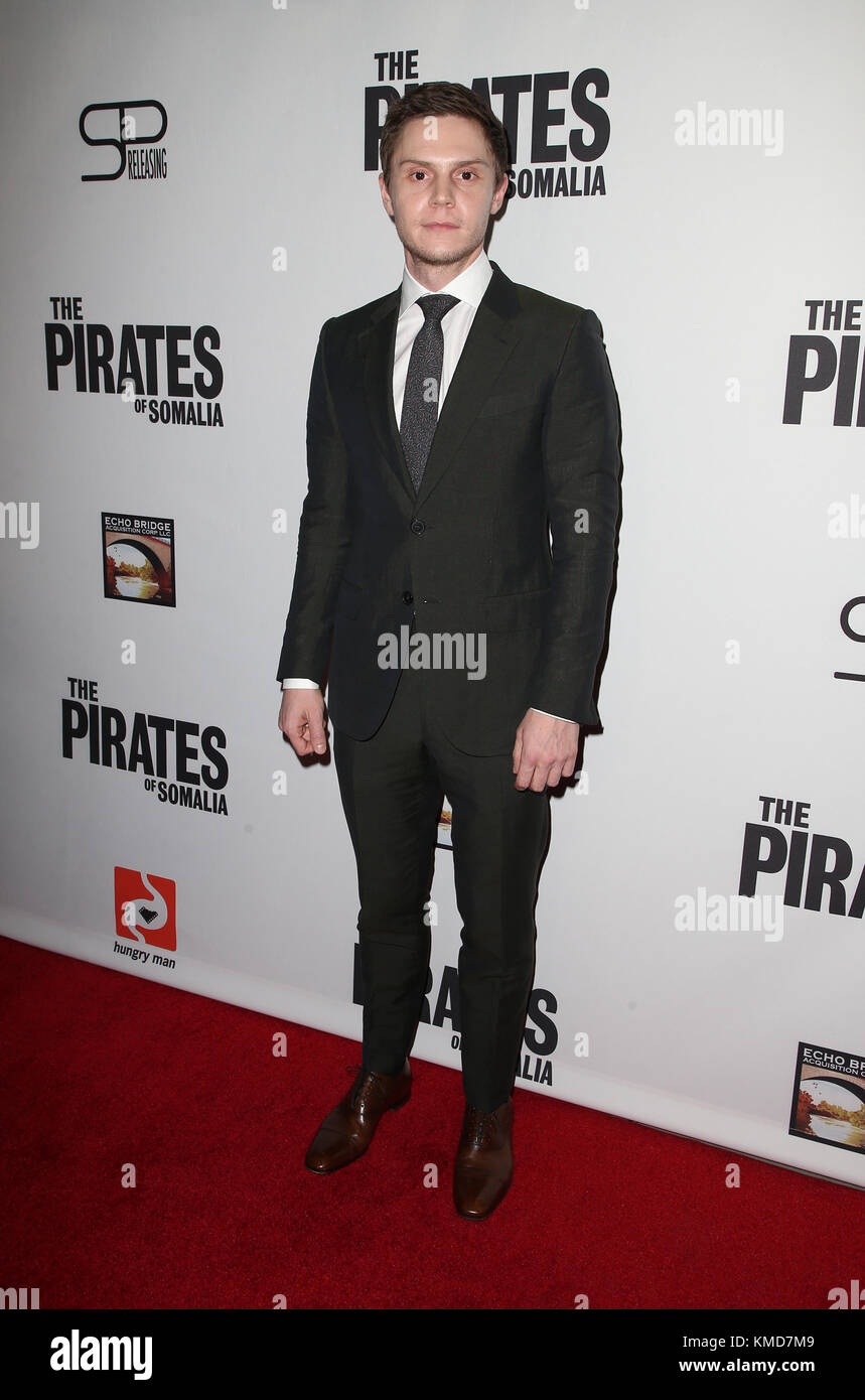 Hollywood, USA. 6th Dec, 2017. Evan Peters, at Premiere Of Front Row ...