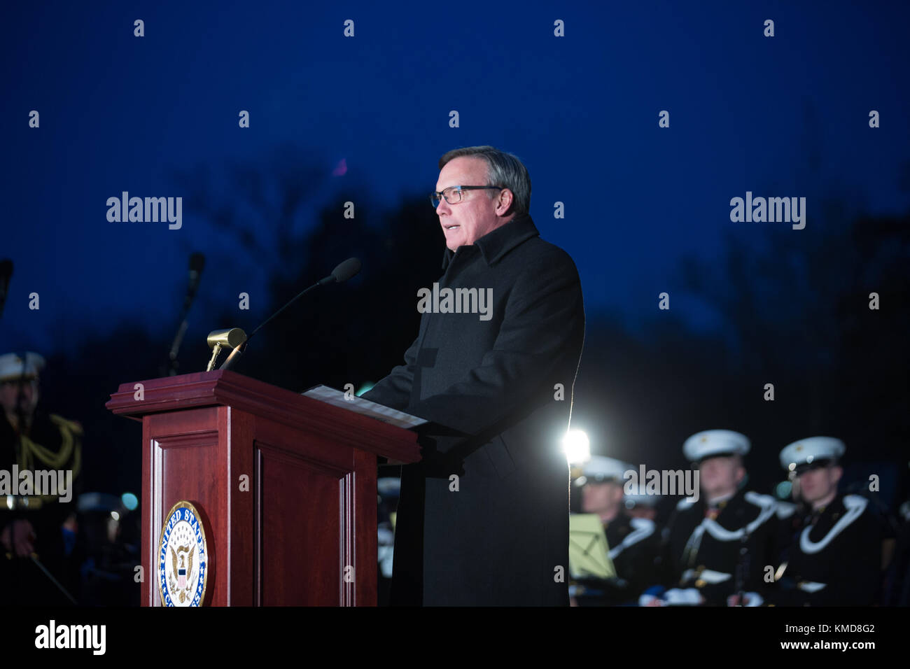 Architect of the Capitol Stephen T. Ayers delivers remarks prior to the ...